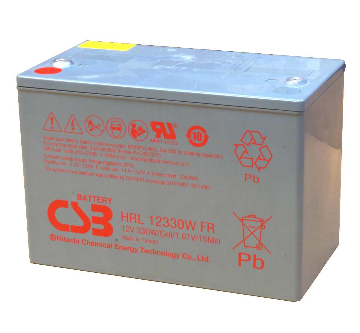 CSB HRL12330W 12V Sealed Lead Acid Battery – hardwarexpress