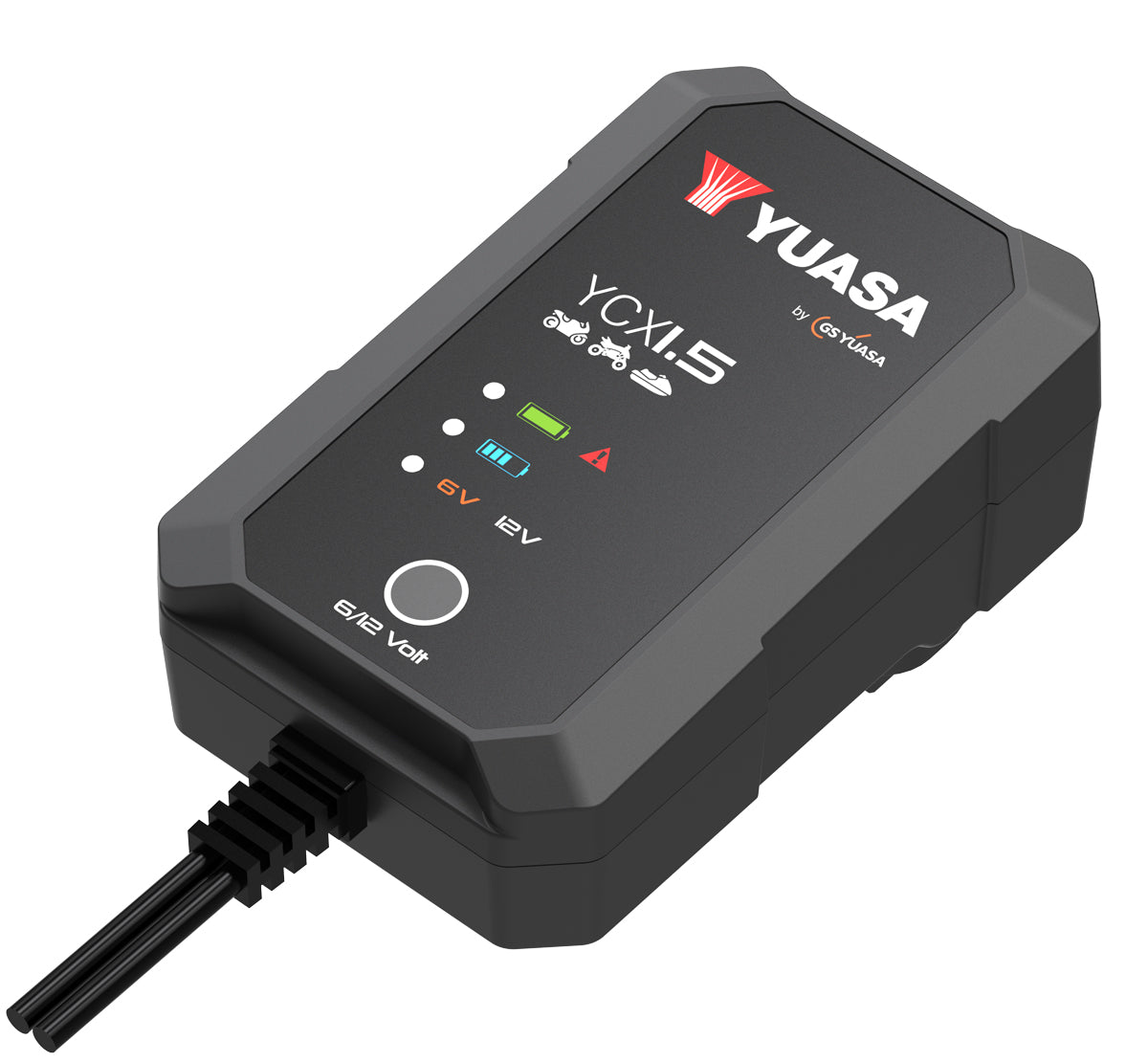 Yuasa YCX1.5 6V / 12V Smart Battery Charger – hardwarexpress
