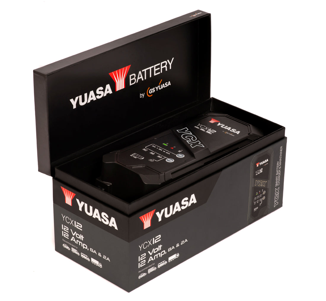 Yuasa YCX12 12V 12Ah Smart Charger – hardwarexpress