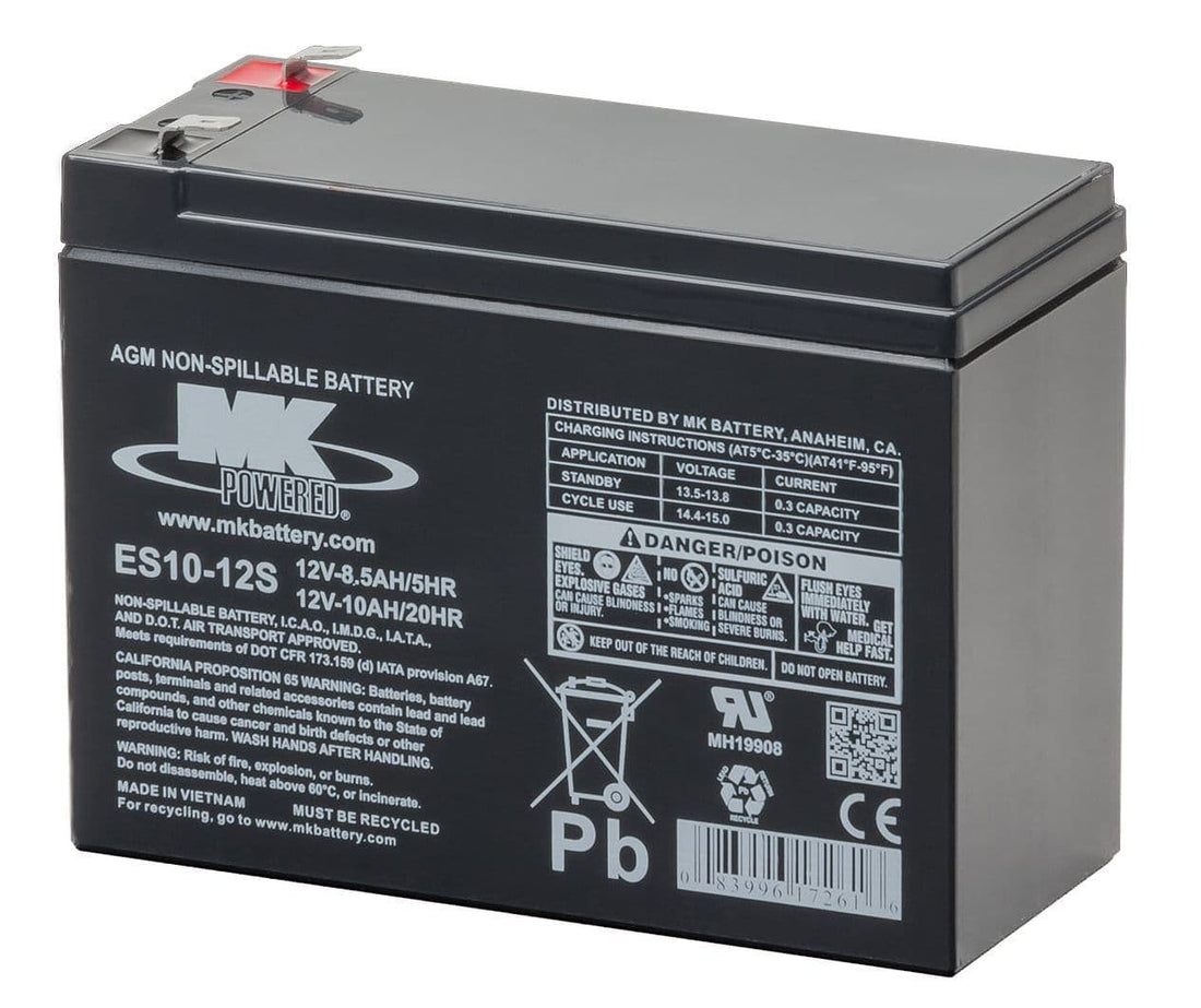 ES10-12s 12V 10Ah MK Battery – hardwarexpress