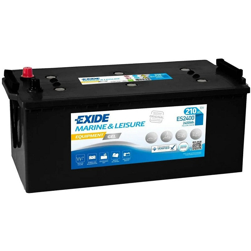 Exide ES2400 ( 625 ) Equipment GEL Marine and Leisure Battery 210Ah ...