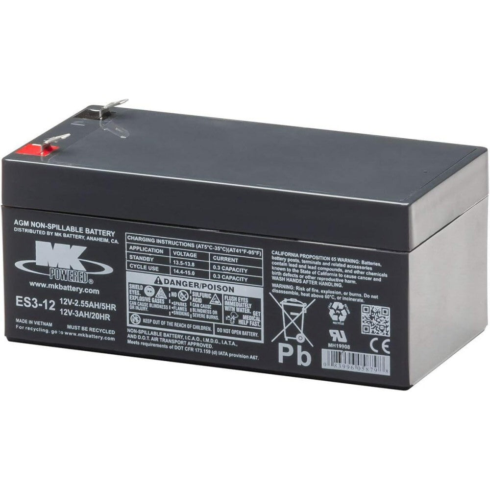 ES3-12 12V 3Ah MK Battery – hardwarexpress