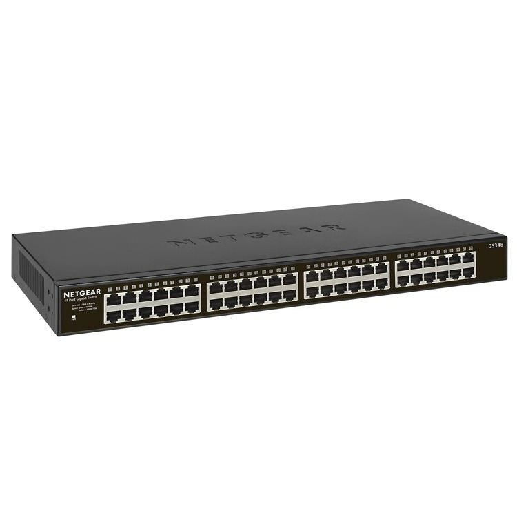 Netgear GS348 48-Port Gigabit Ethernet Switch Unmanaged – hardwarexpress