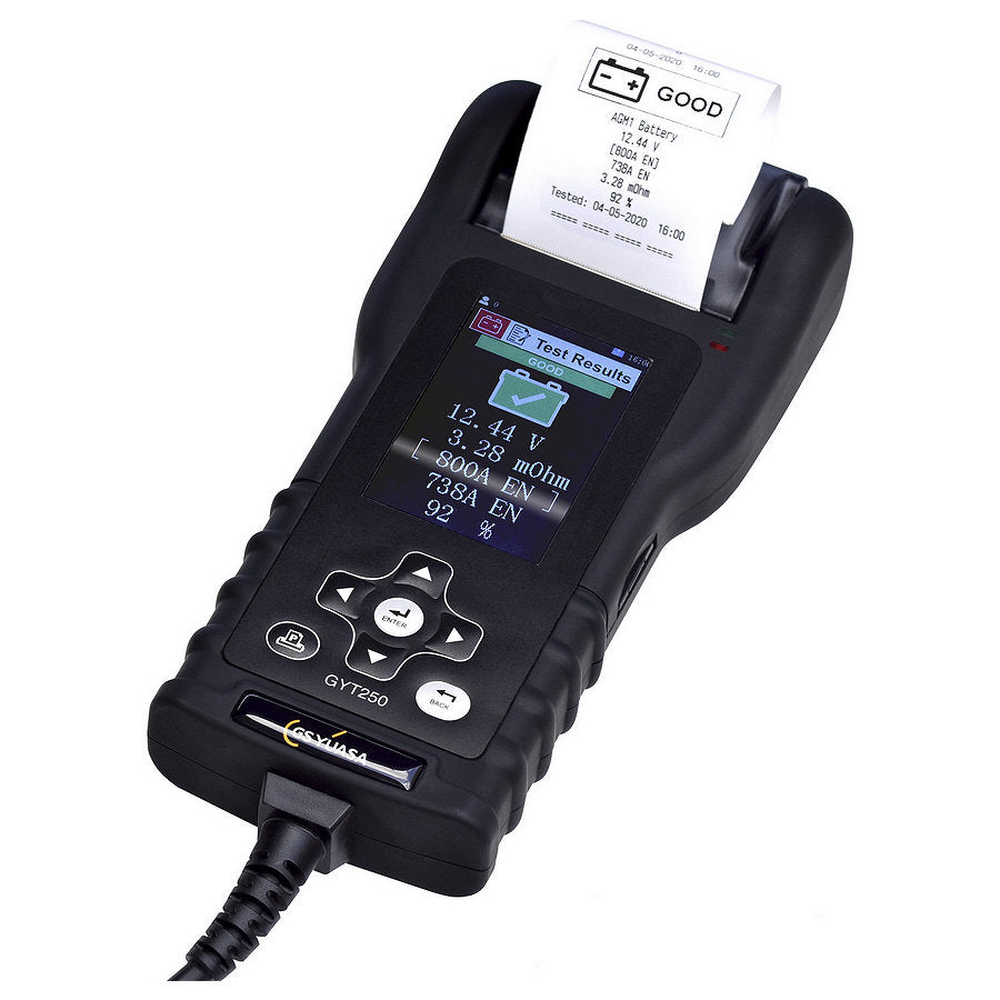 GS Yuasa GYT250 Battery & Electrical System Tester – hardwarexpress