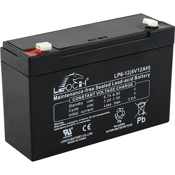 6v 12Ah Rechargeable Battery – hardwarexpress