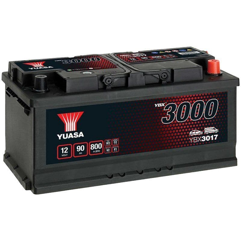 017 Car Battery YBX3017 12V 90Ah 800A Yuasa – hardwarexpress