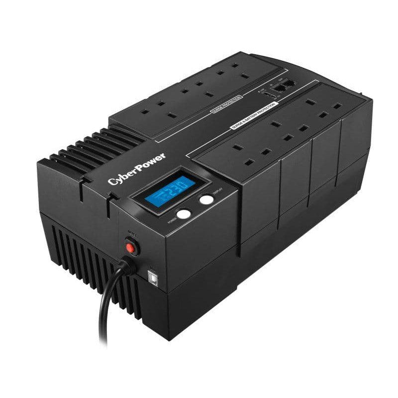 CyberPower BRICs LCD Line Interactive 1000va/600w AVR UPS BR1000ELCD-UK ...