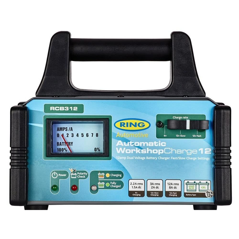 Ring 12A Workshop Battery Charger RCB312 – hardwarexpress