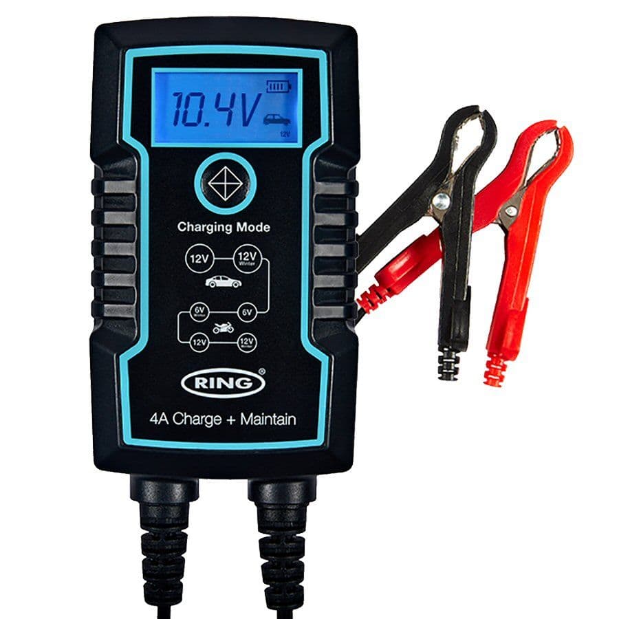 Ring RSC804 4A Smart Charger and Battery Maintainer 12v 6v – hardwarexpress