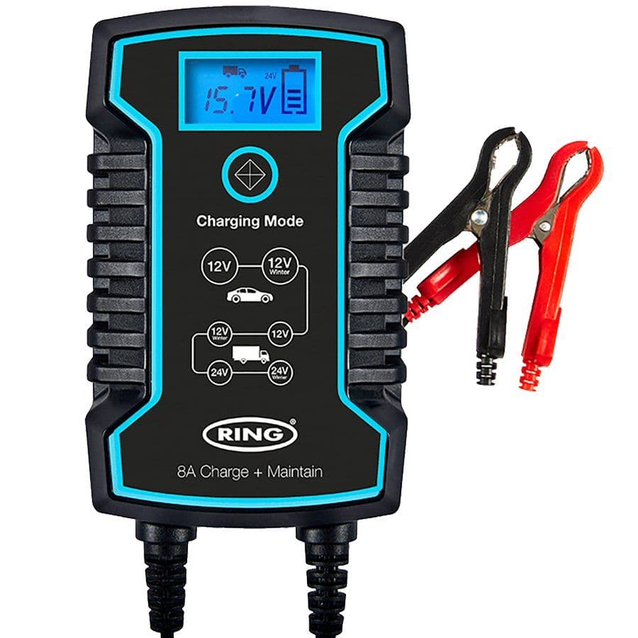 Ring RSC808 8A Smart Charger and Battery Maintainer 12v 6v – hardwarexpress