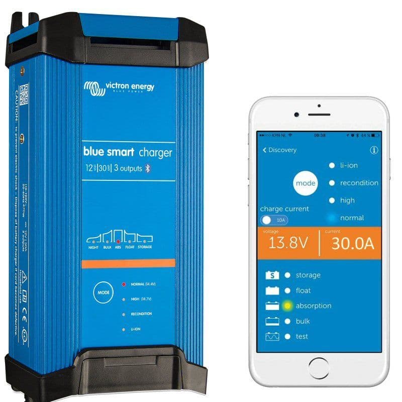 Victron Blue Smart IP22 Battery Charger - 12V 30A 3 outputs ...