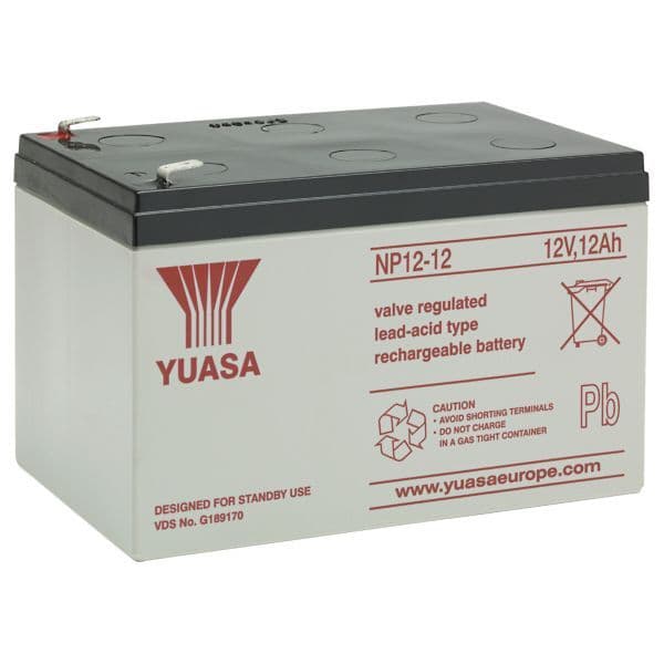 Yuasa NP12-12 battery 12v 12Ah – hardwarexpress